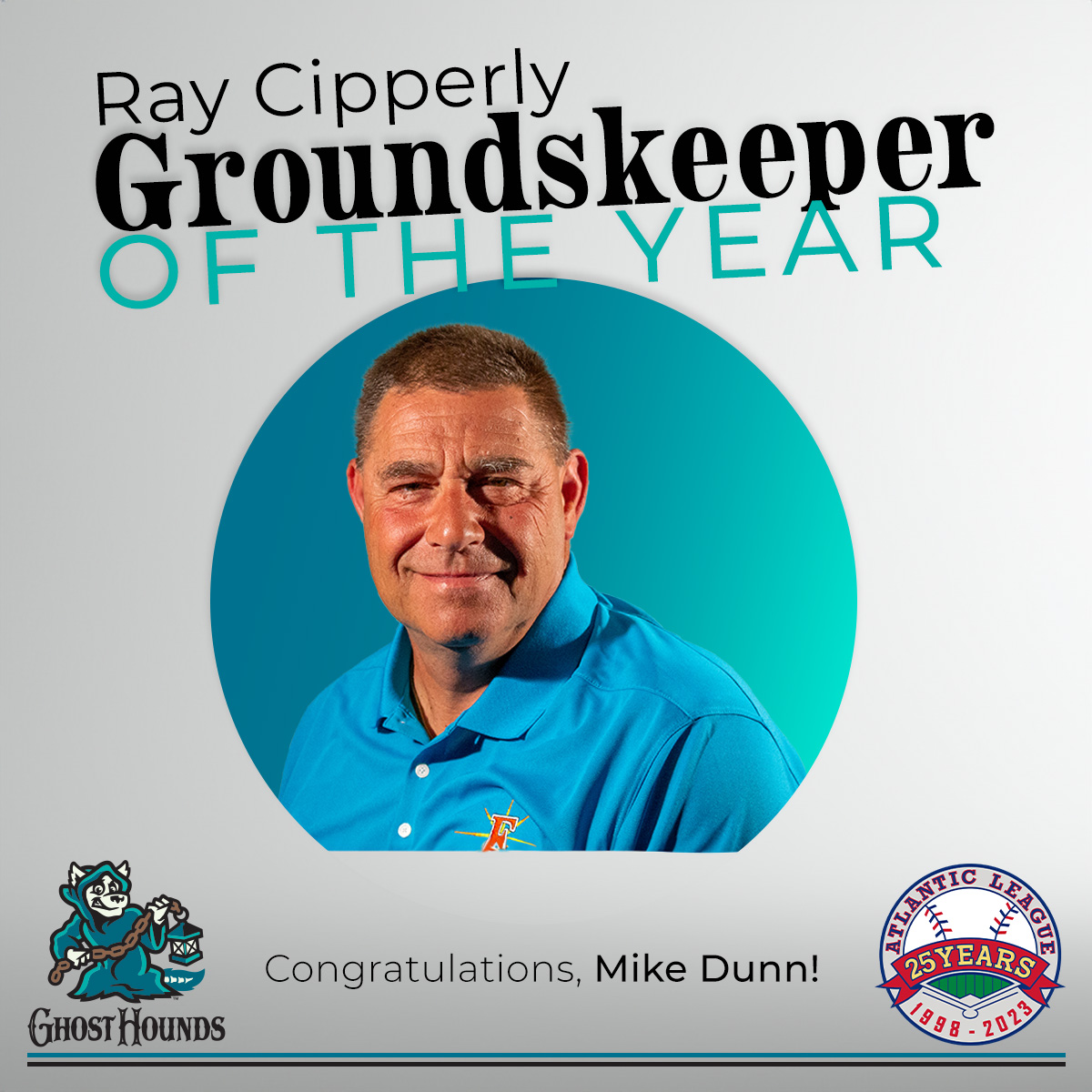 Mike Dunn Receives Ray Cipperly Groundskeeper of the Year Award - Spire ...